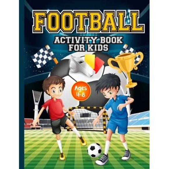 Hackney And Jones | Other | Football Activity Book For Kids Ages 48 ...